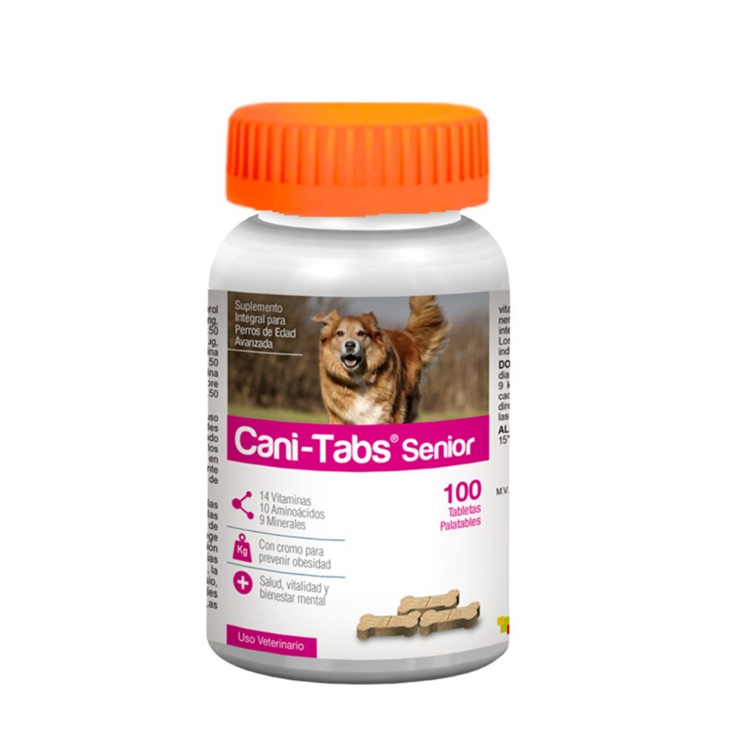 CANI-TABS MULTI SENIOR 100 TABLETAS | El Rejo Web